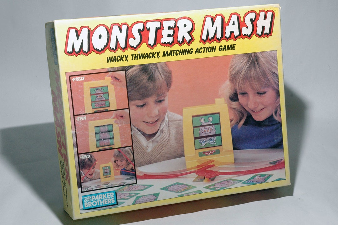 Monster Mash Matching Action Game - Parker Brothers 1987 (read ...
