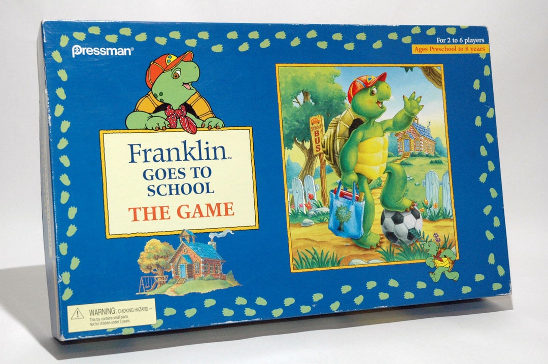 Franklin Goes to School the Game Pressman 1986 COMPLETE read ...