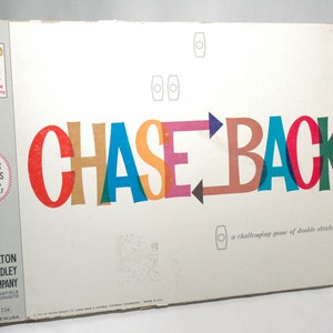 Chase Back Strategy Game - Milton Bradley 1962 COMPLETE (read ...