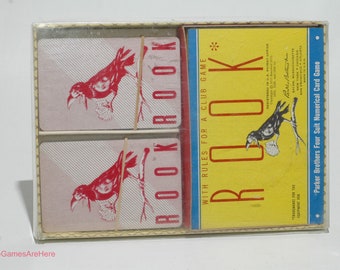 Vintage 1940s Rook Card Game by Parker Brothers Great Vintage Condition ...