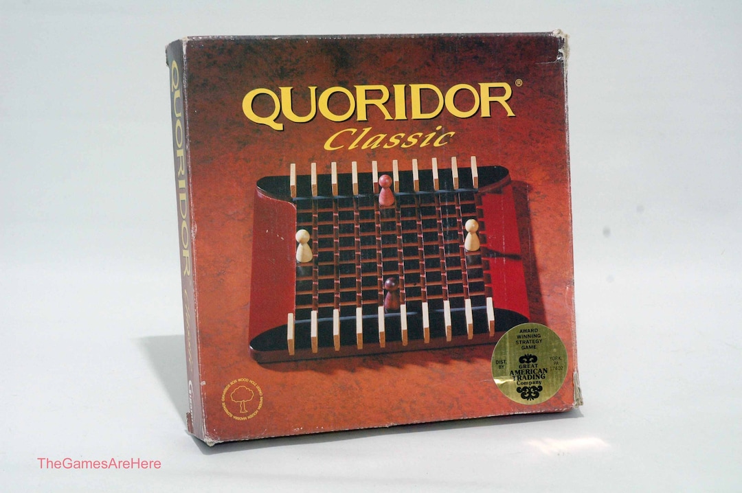Quoridor Classic Wooden Game Gigamic 1997 COMPLETE read Description - Etsy