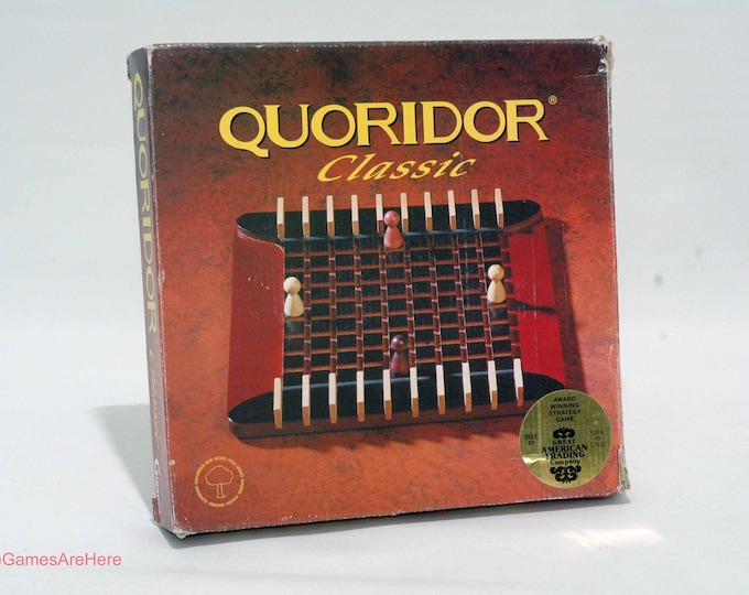 Quoridor Classic Wooden Game Gigamic 1997 COMPLETE read Description - Etsy