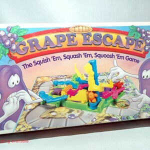 Grape Escape Game - Parker Brothers 1992 With No Dough (read ...