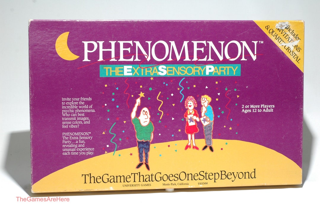 Phenomenon the Extra Sensory Party Game - University Games 1988 ...