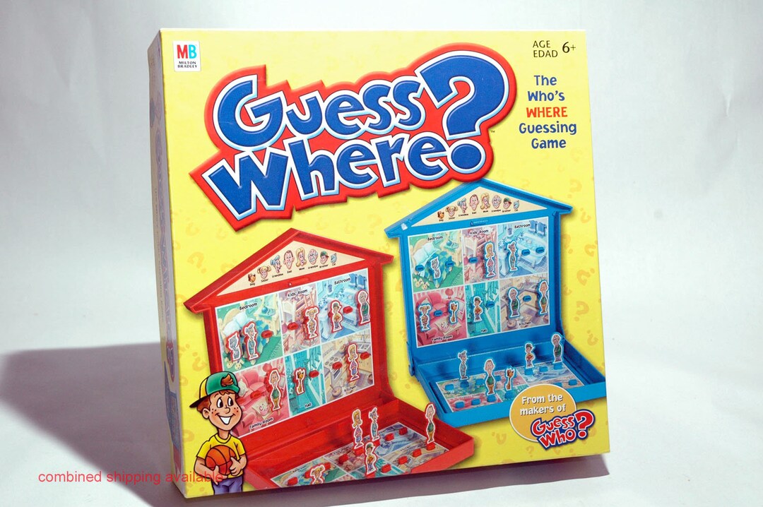 Guess Where? Game - Milton Bradley 2004 COMPLETE (read Description) - Etsy