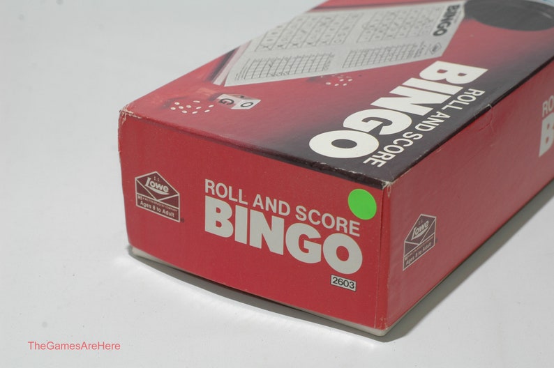 Roll and Score Bingo - Lowe 1975 COMPLETE - Etsy