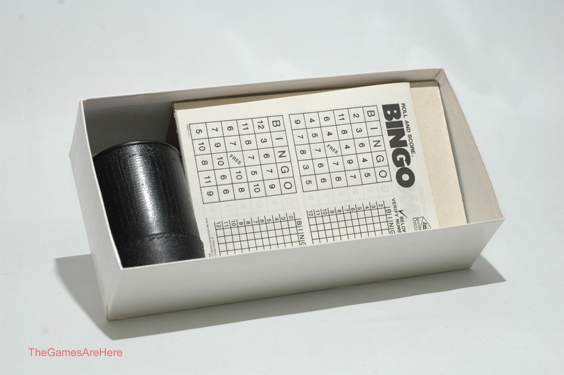 Roll and Score Bingo - Lowe 1975 COMPLETE - Etsy