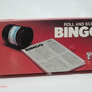 Roll and Score Bingo - Lowe 1975 COMPLETE - Etsy