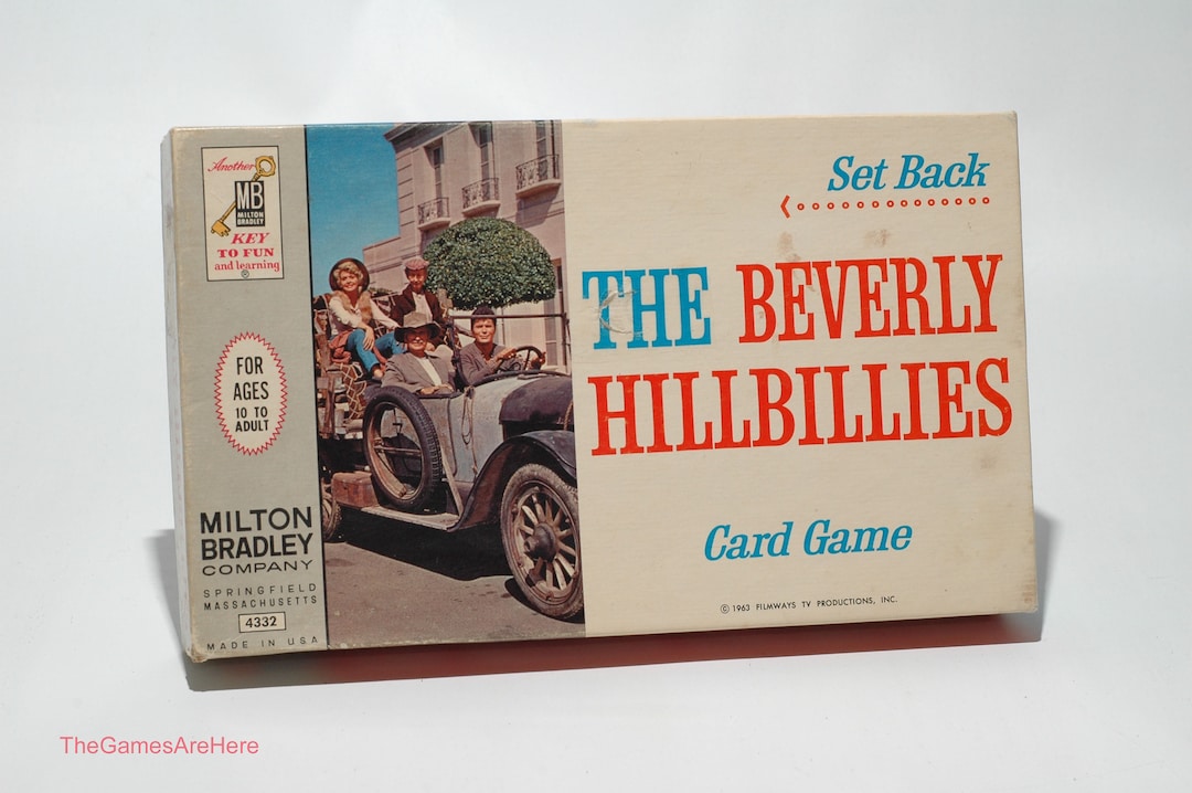 The Beverly Hillbillies Card Game Milton Bradley 1963 Complete - Etsy