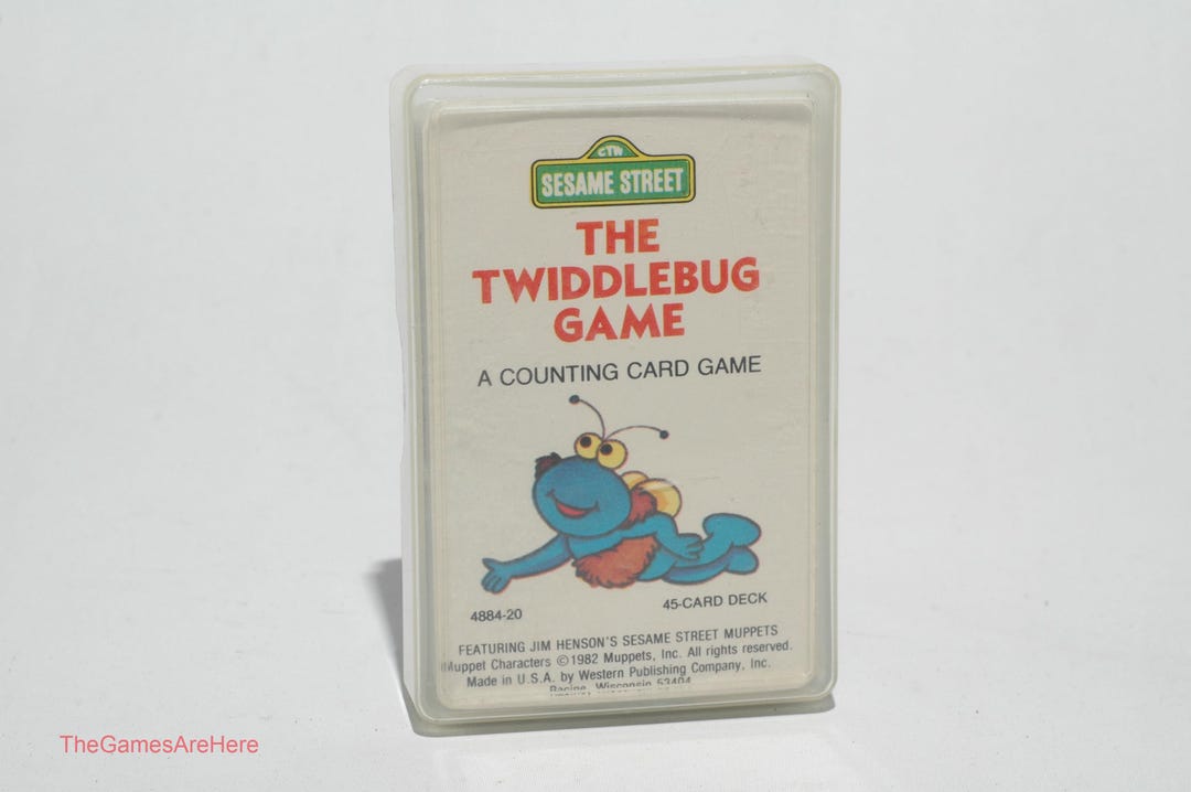 The Twiddlebug Game Sesame Street - Western Publishing 1982 - Etsy