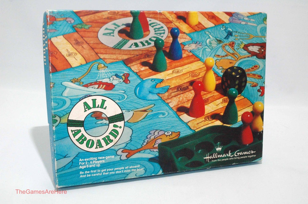 All Aboard Game - Hallmark Games 1976 - Etsy
