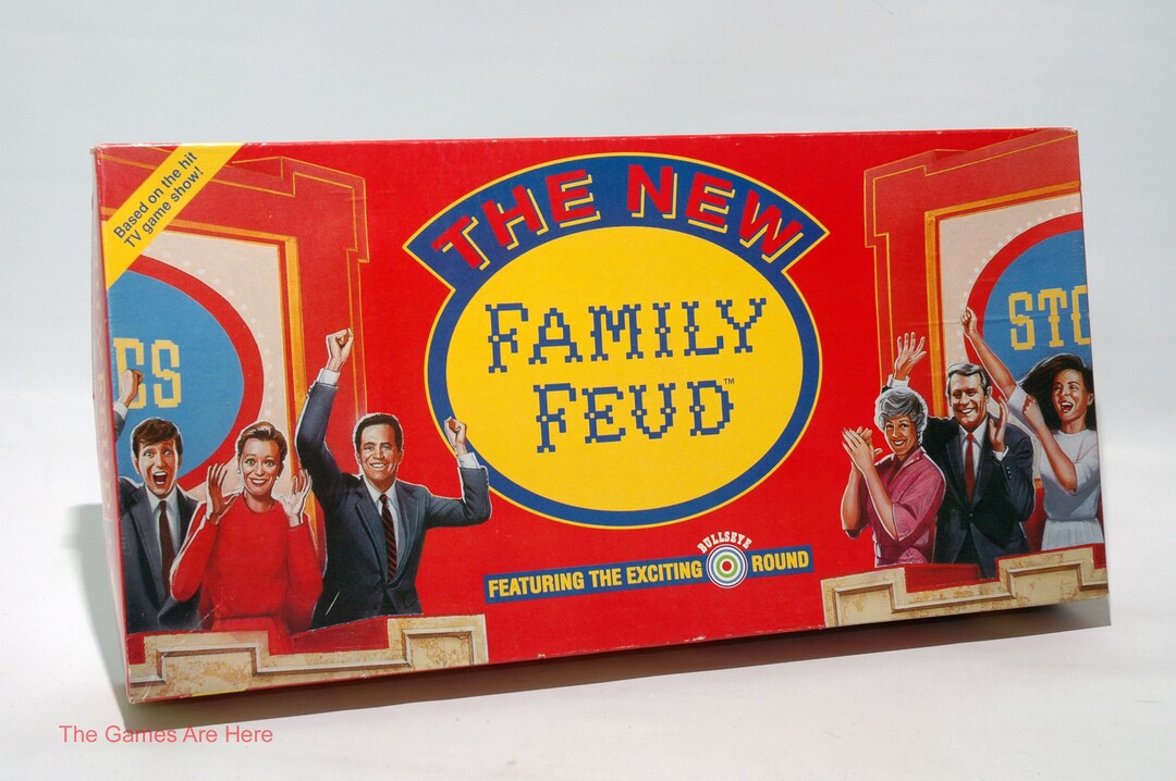The New Family Feud Board Game - Pressman 1993 COMPLETE W Some New ...