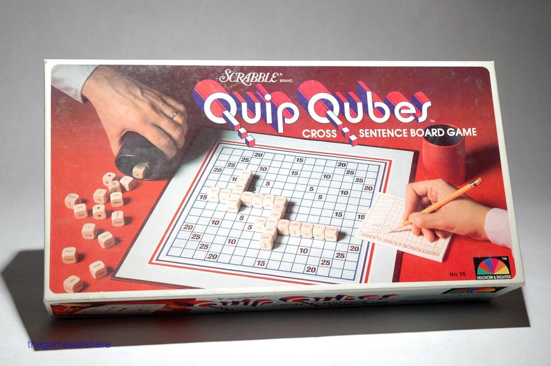 Quip Qubes Game - Selchow & Righter 1981 COMPLETE (read Description) - Etsy