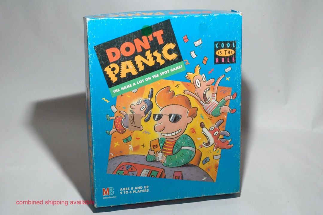 Don't Panic Game Milton Bradley 1990 read Description - Etsy