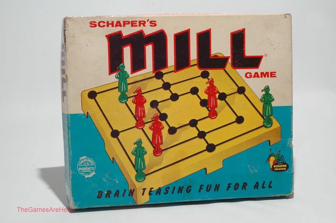 Mill Game - Schaper Vintage COMPLETE - Etsy