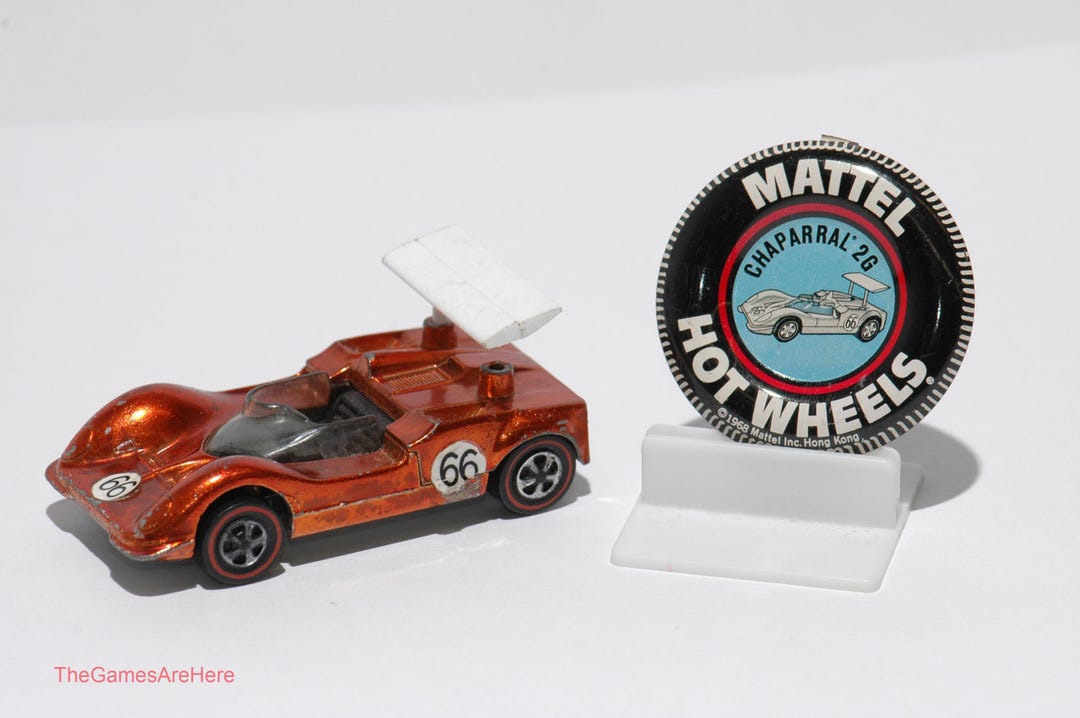 Chaparral 2G - Hot Wheels Mattel 1968 With Button Redline - Etsy