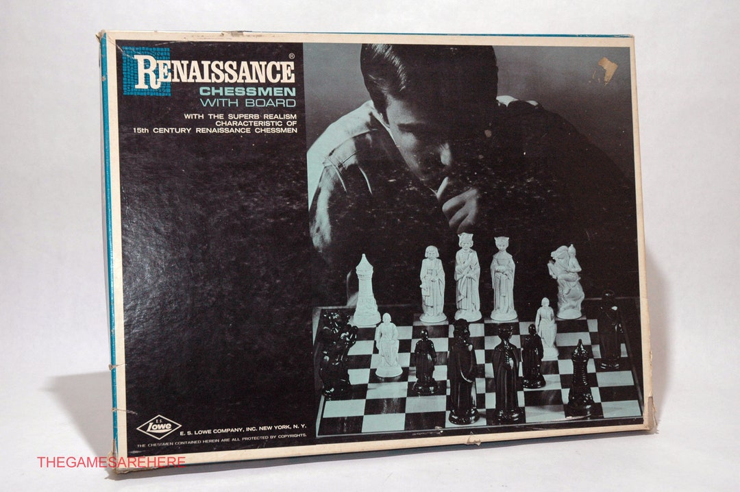 Renaissance Chess Set Lowe Vintage read Description - Etsy