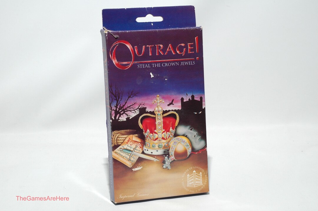 Outrage Steal the Crown Jewels Game Travel Edition - Jade Games 1993 ...