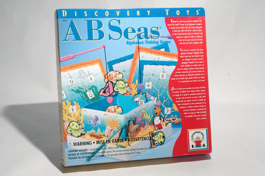 AB Seas Alphabet Fishing Game - Discovery Toys 2004 COMPLETE (read ...
