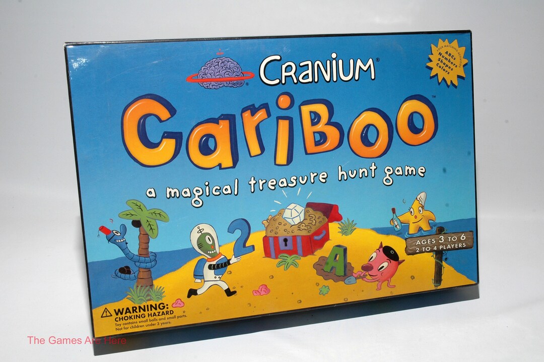 Cranium Cariboo Treasure Hunt Board Game Cranium Inc. 2002 read ...