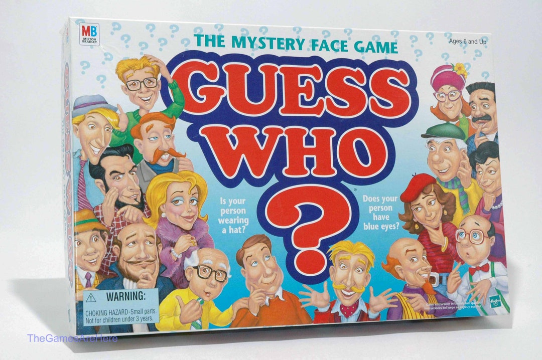 Guess Who Mystery Face Game - Milton Bradley 1998 (read Description) - Etsy