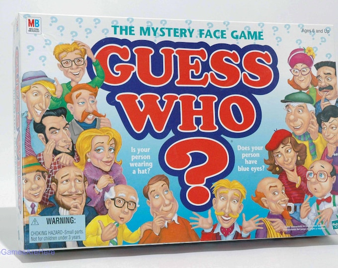 Guess Who Mystery Face Game - Milton Bradley 1998 (read Description) - Etsy