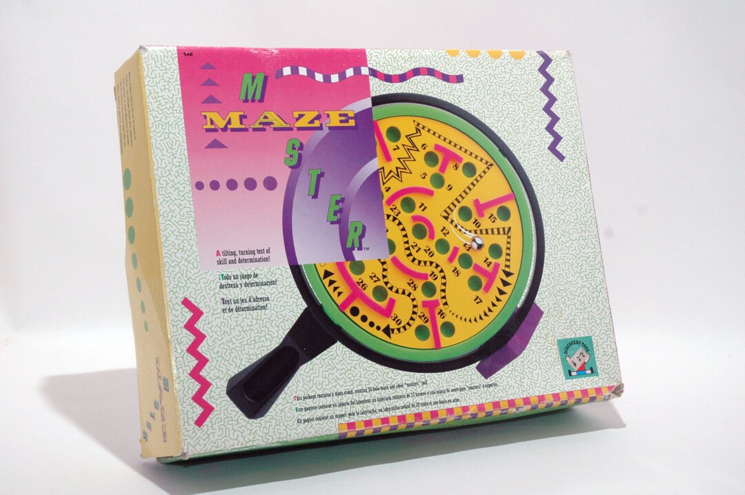 Maze Master Skill Toy - Discovery Toys 1990 (read Description) - Etsy