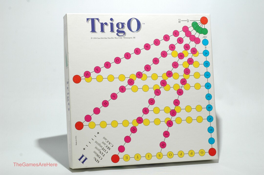 Trigo Game - San-deb-bar 1994 COMPLETE - Etsy