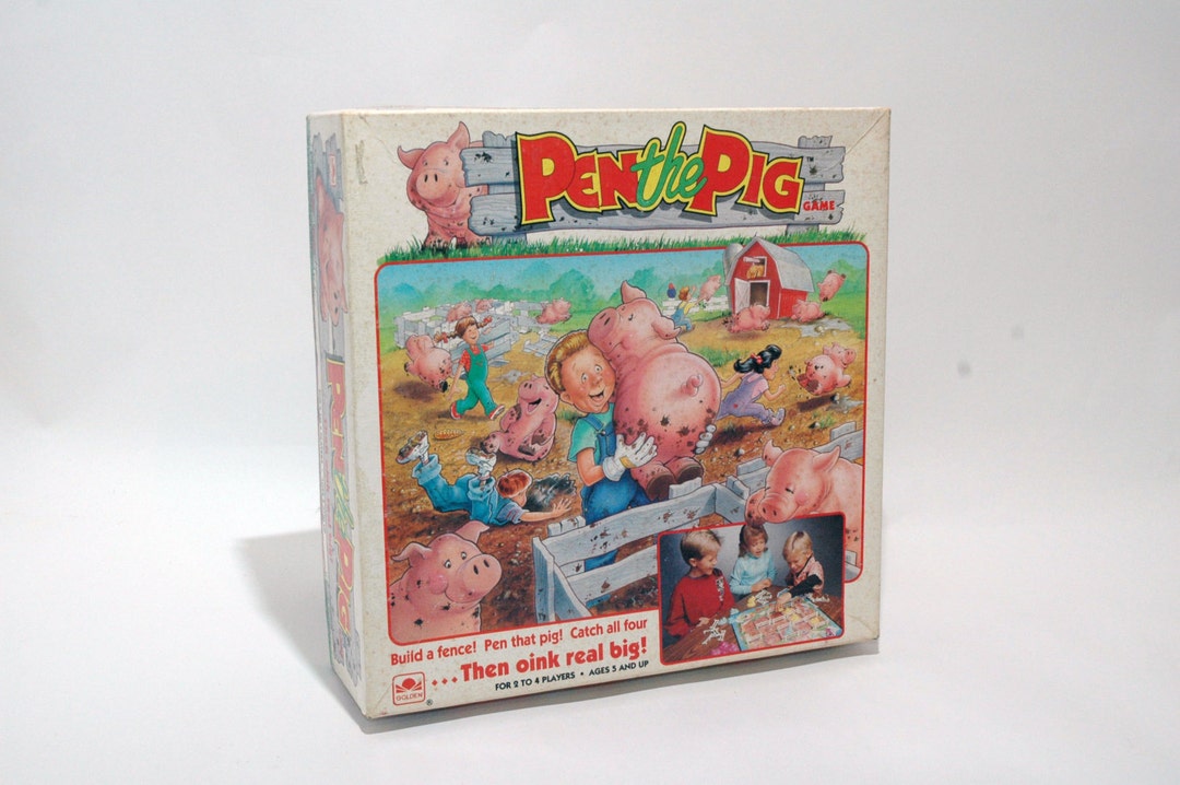 Pen the Pig Game Golden 1990 COMPLETE read Description - Etsy