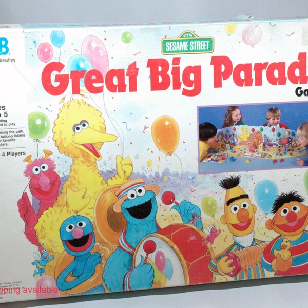 Sesame Street Board Game - Etsy