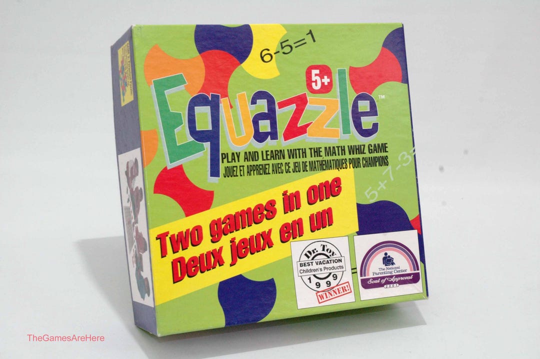 Equazzle Math Whiz Game - Gamesource 1999 COMPLETE - Etsy