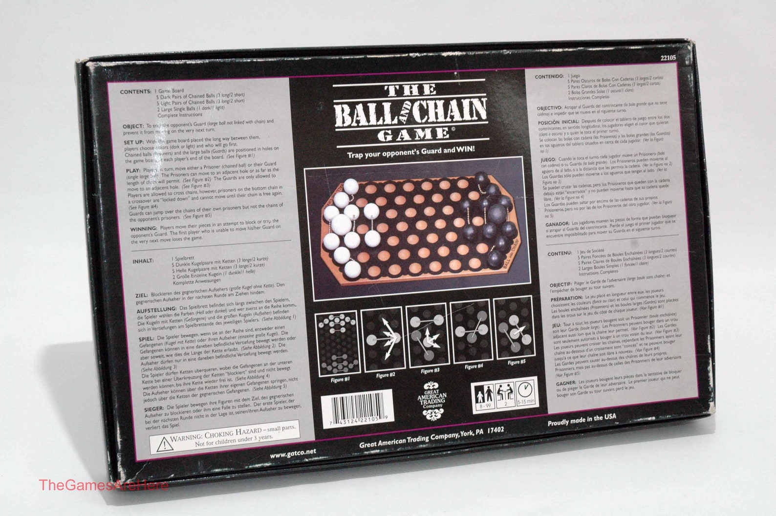 The Ball and Chain Game Great American Trading Co. 1999 - Etsy