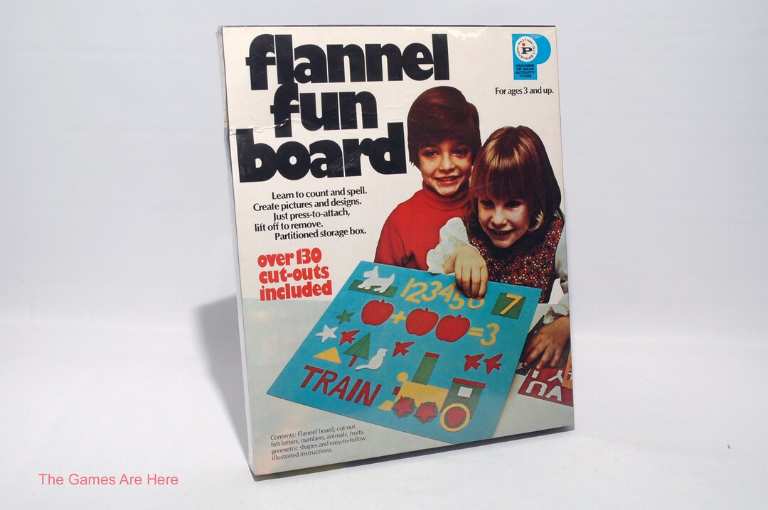 Flannel Fun Board - Pastime Industries BRAND NEW - Etsy