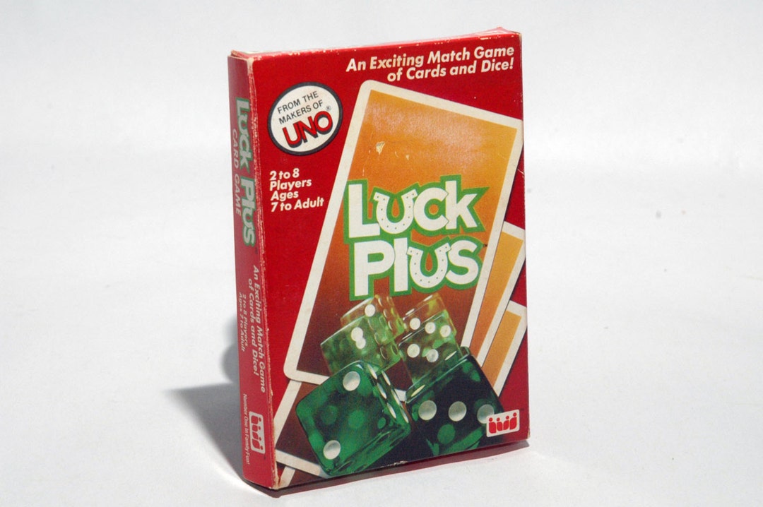 Luck Plus Card and Dice Game Igi 1983 COMPLETE read Description - Etsy