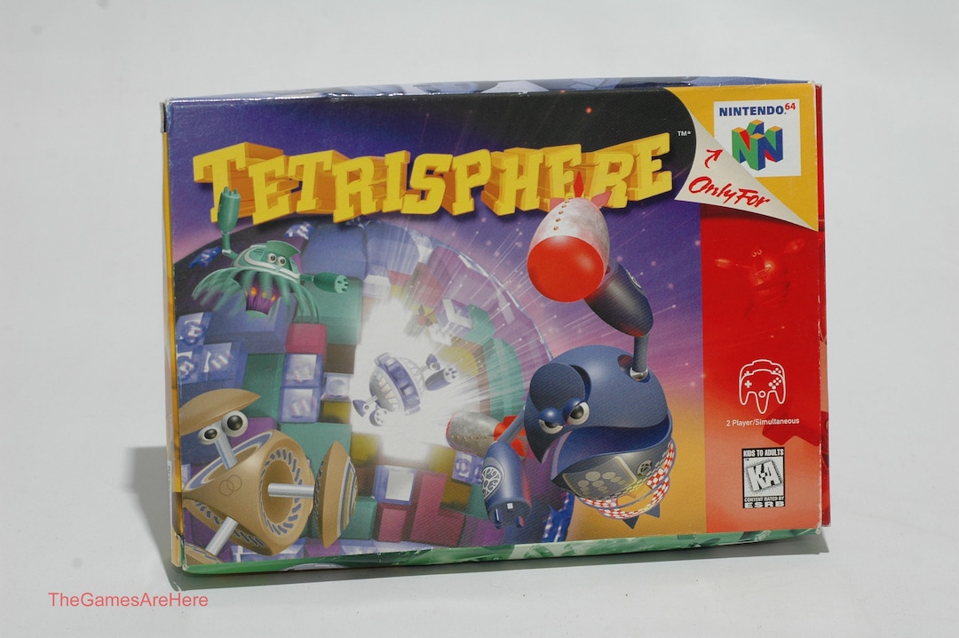 Tetrisphere Game - Nintendo 64 1997 COMPLETE - Etsy