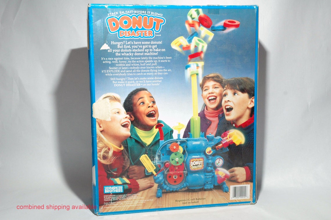 Donut Disaster Game from Parker Brothers 1992 COMPLETE read | Etsy