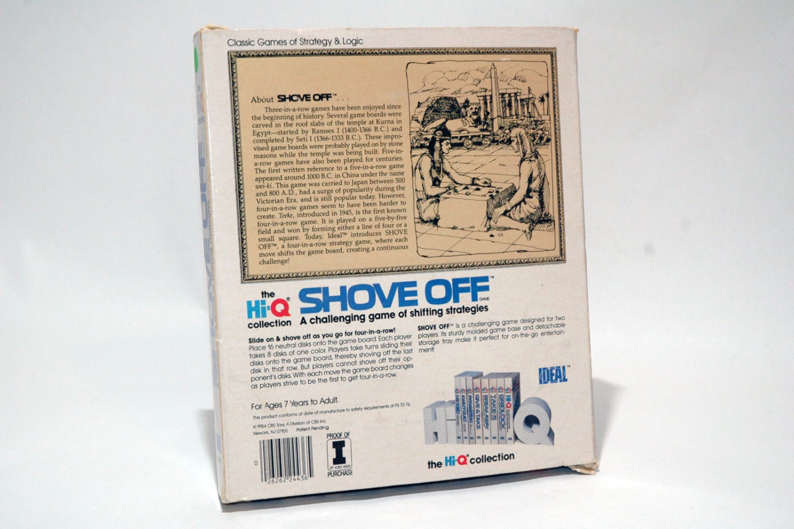 Shove off Strategy Game Ideal 1984 COMPLETE read - Etsy