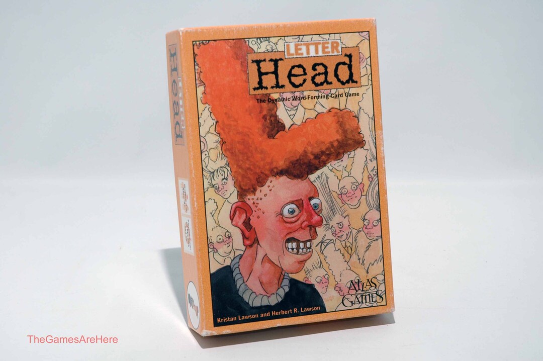Letter Head Word Forming Card Game - Atlas Games 2000 COMPLETE - Etsy