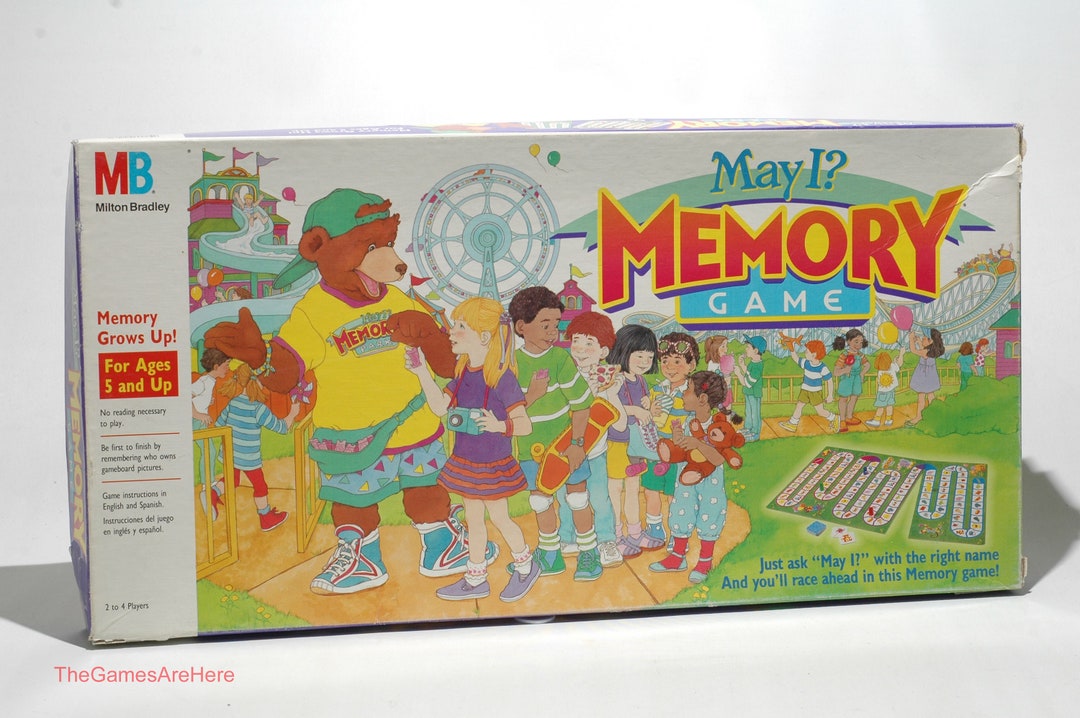 May I? Memory Game - Milton Bradley 1990 COMPLETE - Etsy