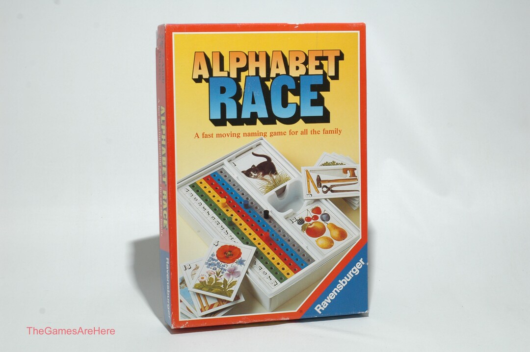 Alphabet Race Game - Ravensburger 1986 - Etsy