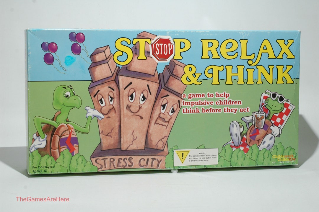 Stop Relax & Think Educational Game - Childswork/childsplay 1990 - Etsy