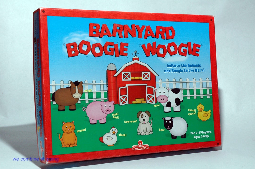 Barnyard Boogie Woogie Game International Playthings 1998 COMPLETE read ...