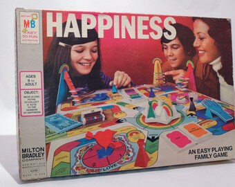Happiness Game - Milton Bradley 1972 COMPLETE (read Description) - Etsy