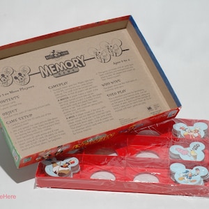 Memory Game Mickey for Kids Mickey Mouse - Hasbro 1996 COMPLETE (read ...