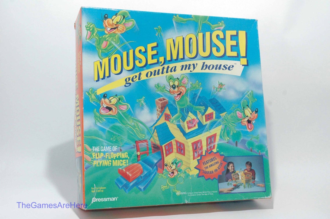 Mouse, Mouse Get Outta My House Game - Pressman 1994 (read Description ...