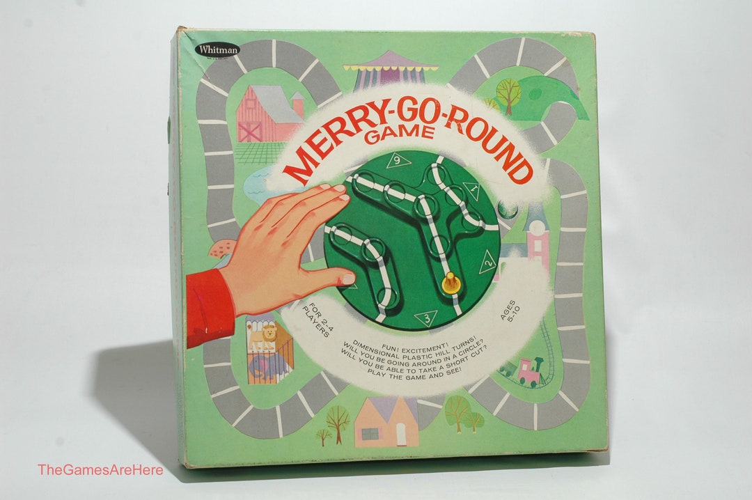 Merry Go Round Game Whitman 1965 COMPLETE - Etsy
