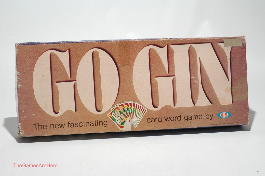 Go Gin Card Game Ideal 1968 COMPLETE - Etsy