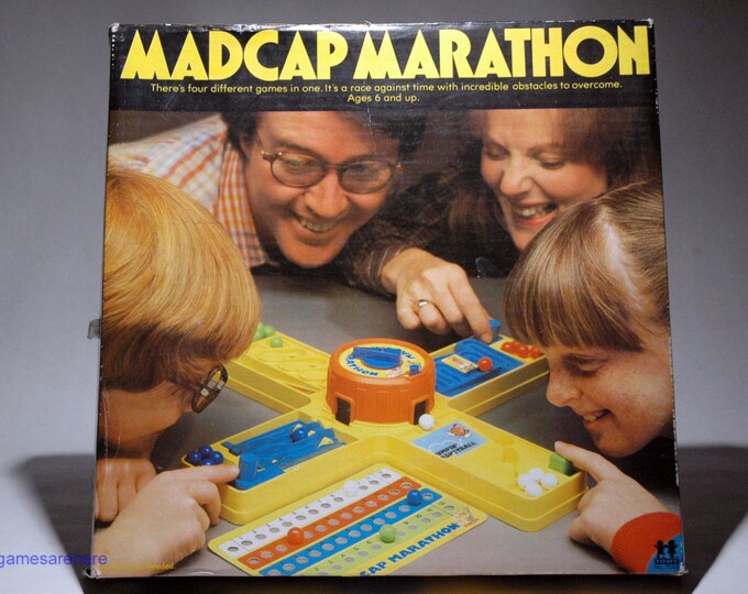 Madcap Marathon Game From Tomy 1981 COMPLETE (read Description) - Etsy
