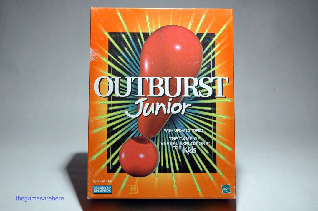 Outburst Jr Junior Game Parker Brothers 1999 COMPLETE read Description ...