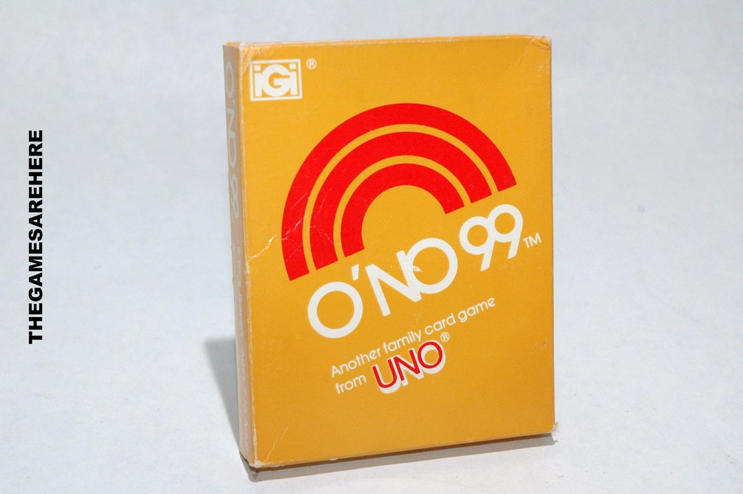 O'no 99 Card Game - Igi 1982 COMPLETE W Box Wear (read Description) - Etsy